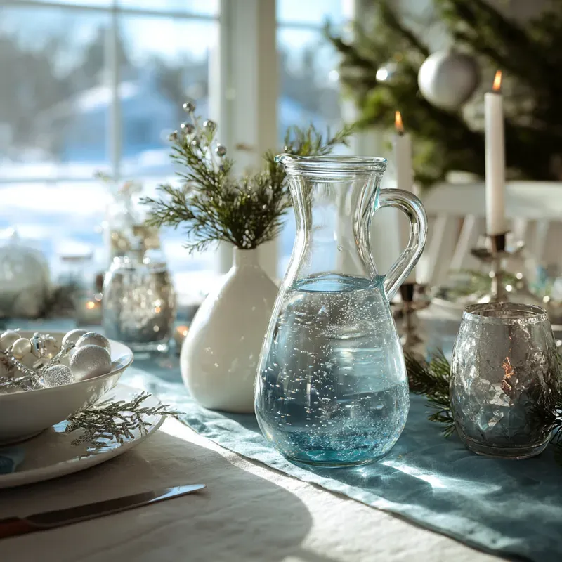 Nordic Winter Christmas Dinner Settings Midjourney Prompt | PromptBase