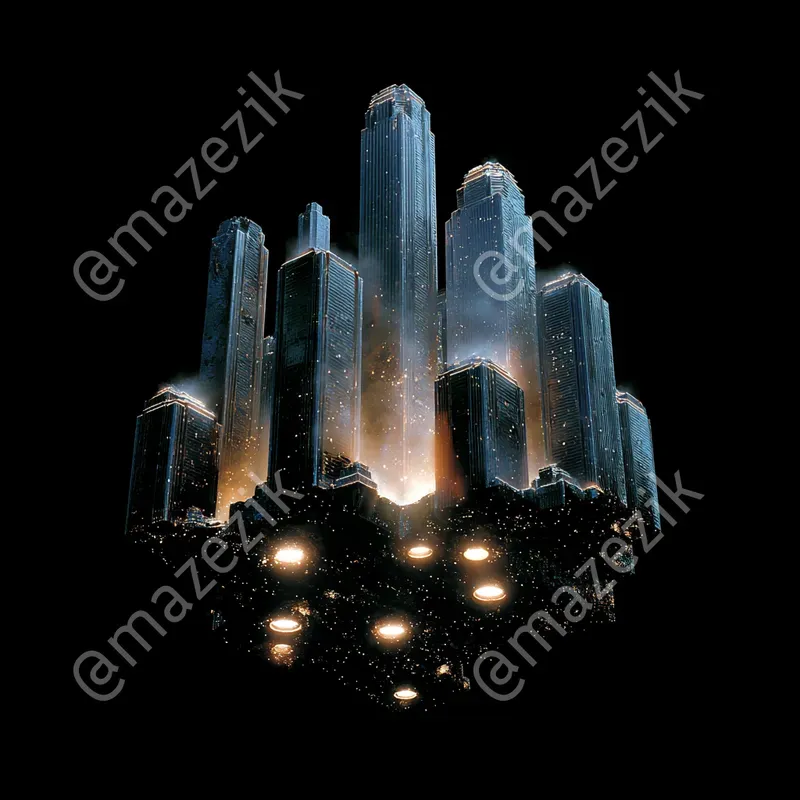 Luminescent Visions Scifi 3D Cover Art Midjourney Prompt | PromptBase