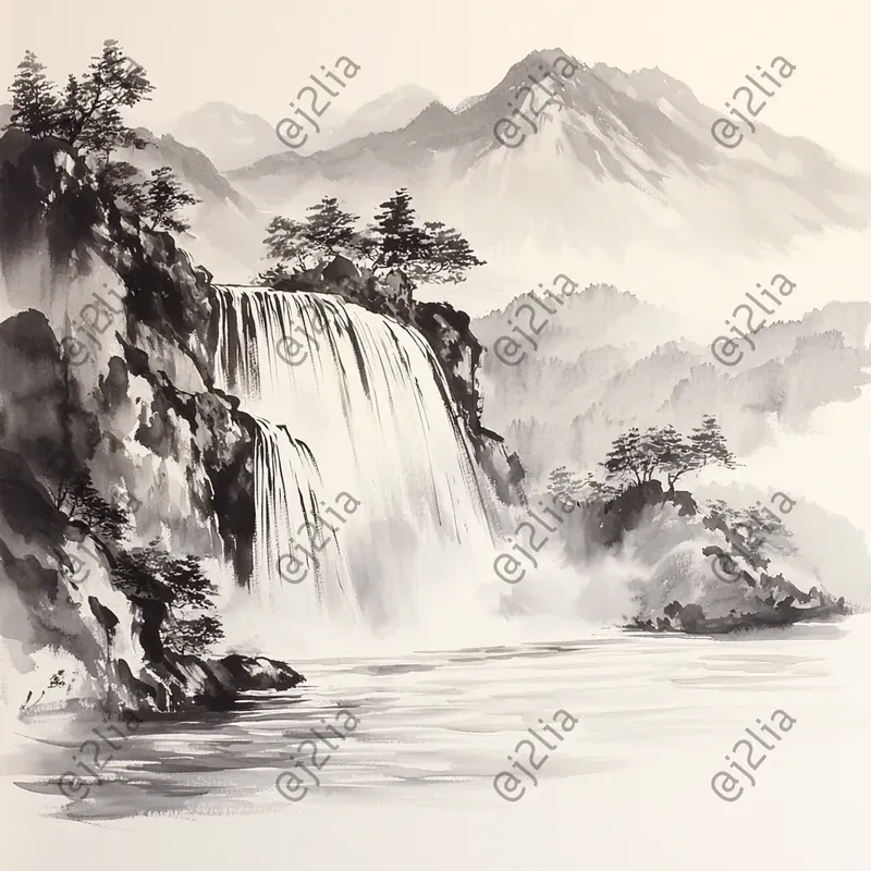 Traditional Japanese Ink Paintings Midjourney Prompt | PromptBase