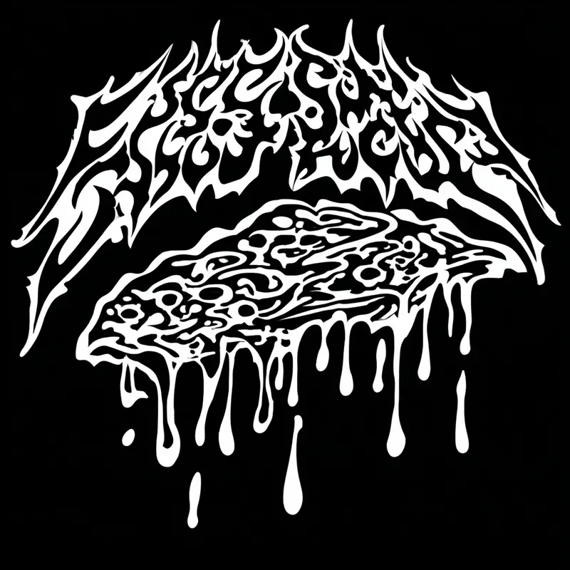 Razor Gothic Metal Illustration Signs Midjourney Prompt | PromptBase