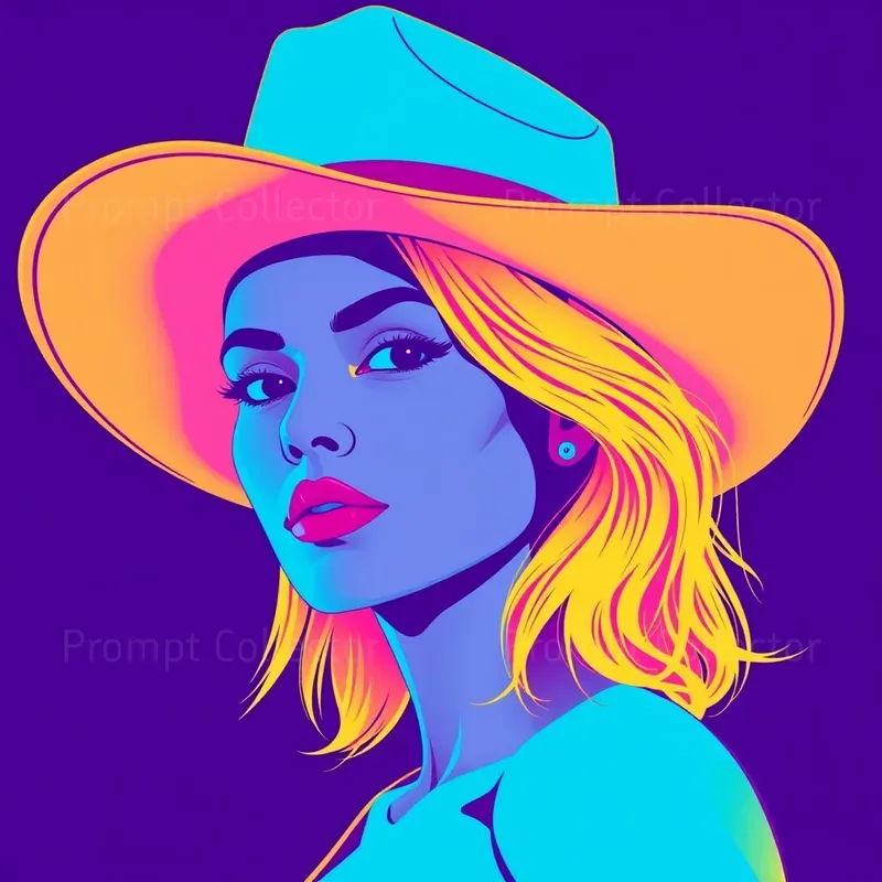 Vector Pop Art Style Templates FLUX Prompt | PromptBase