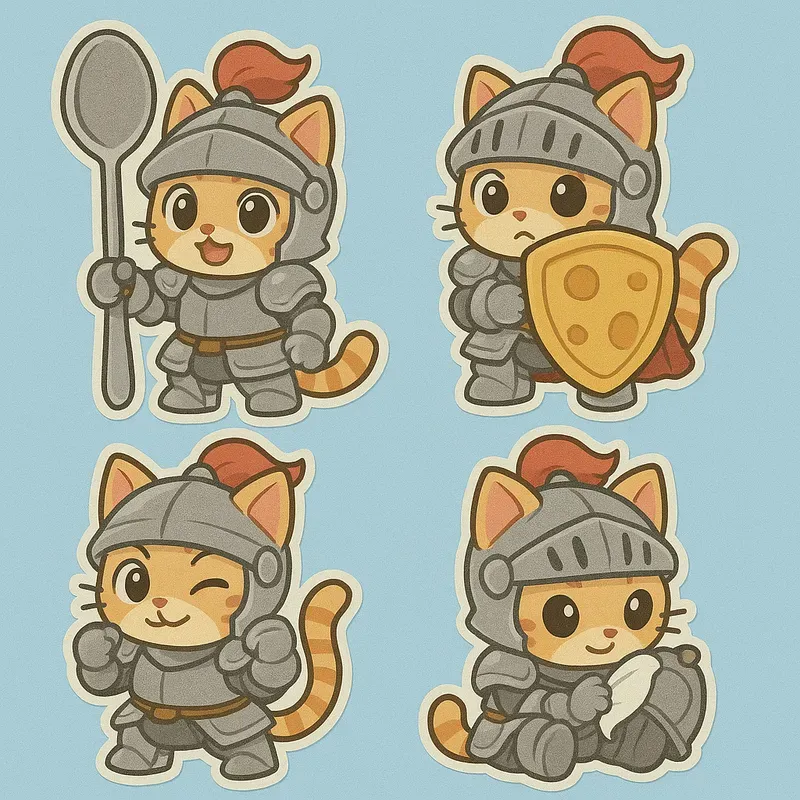 Chibi Sticker Sheets ChatGPT Image Prompt | PromptBase