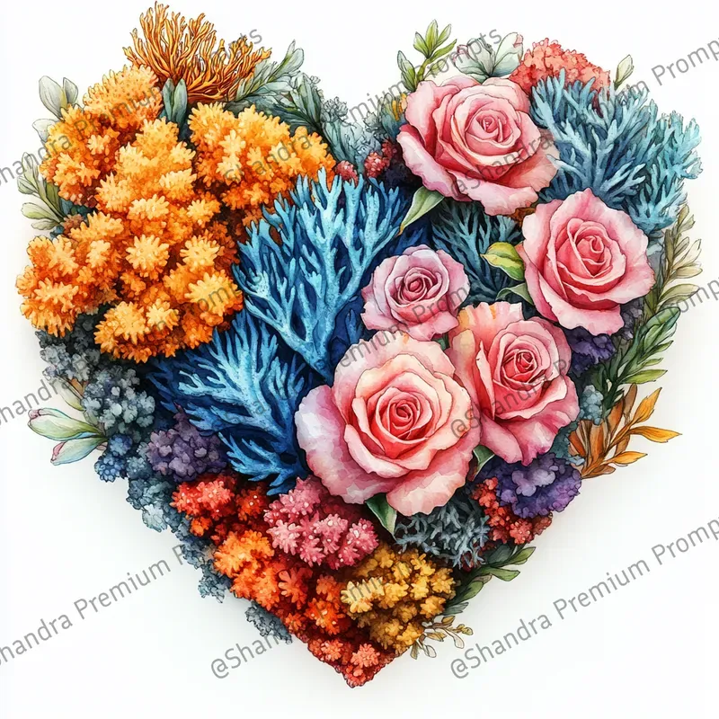 Love Maritime Valentines Day Cliparts Midjourney Prompt | PromptBase