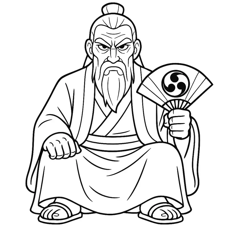 Kengan Ashura Characters Coloring Pages ChatGPT Image Prompt | PromptBase