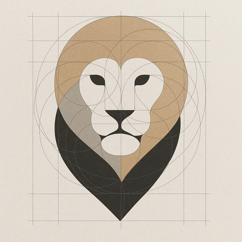 Golden Ratio Grid Logos Minimalist Vecs ChatGPT Image Prompt | PromptBase