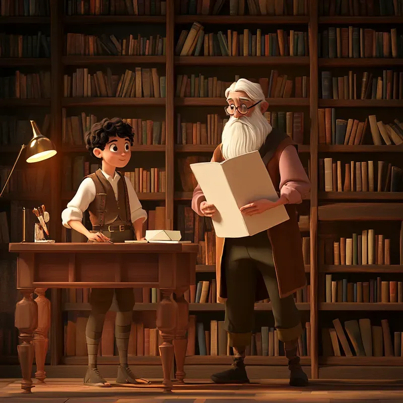 Cartoon Narrative Scenes Midjourney Prompt | PromptBase