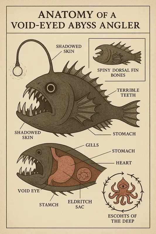 Fantasy Creature Anatomy Posters ChatGPT Image Prompt | PromptBase