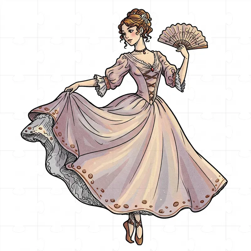 Victorian Cutout Characters Imagen Prompt | PromptBase