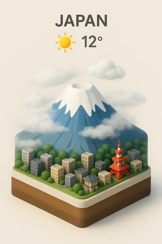 City Models 3D Weather Maps ChatGPT Image Prompt | PromptBase