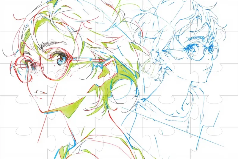Anime Douga Keyframe Drawings Midjourney Prompt | PromptBase