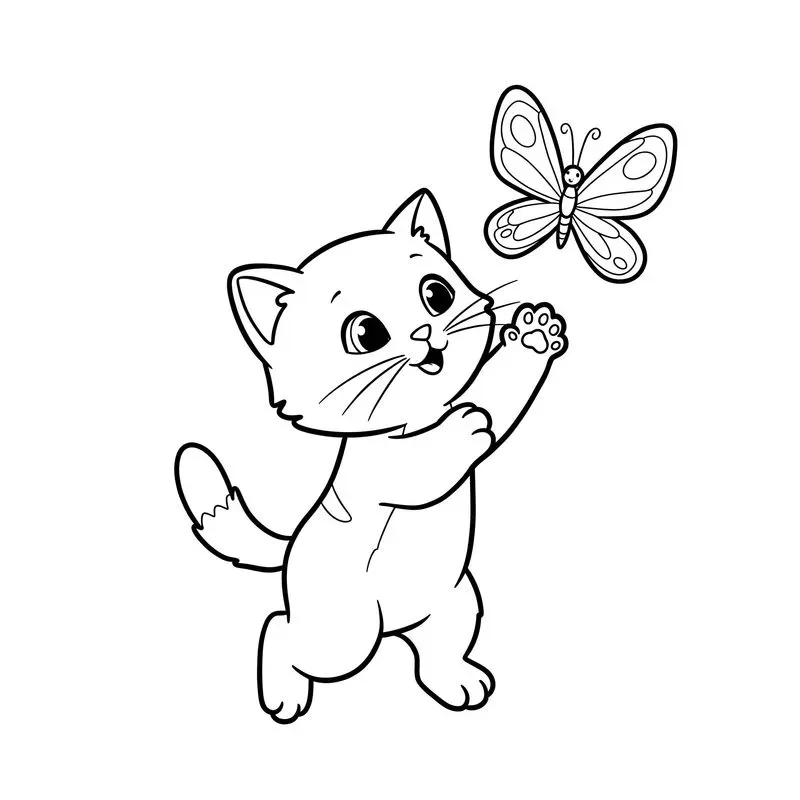 Adorable Animal Coloring Pages Imagen Prompt | PromptBase