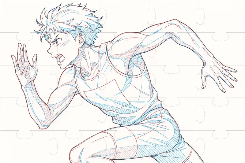 Anime Douga Keyframe Drawings ChatGPT Image Prompt | PromptBase