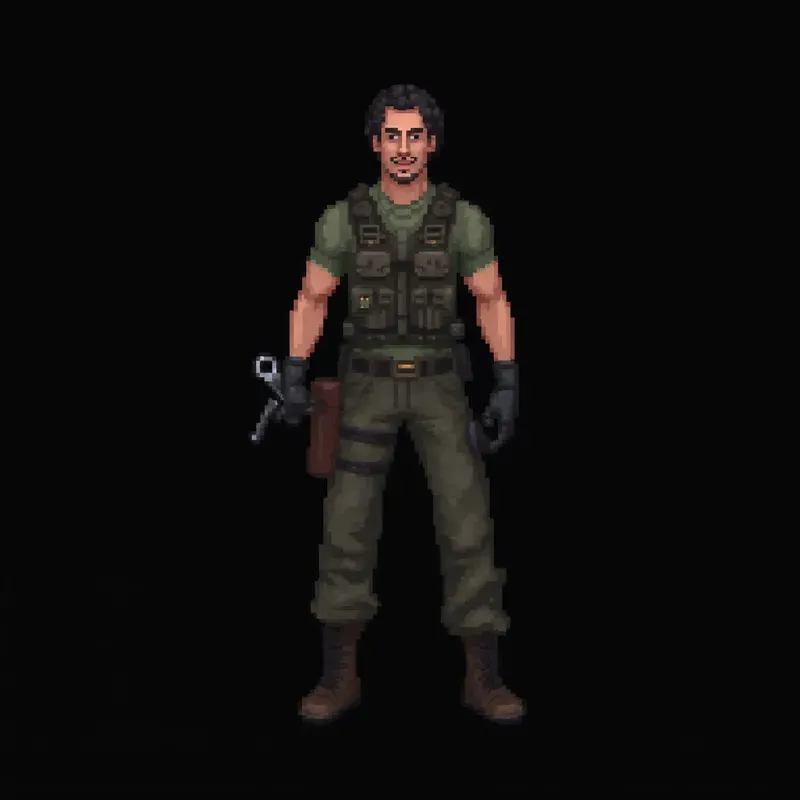 8bit RPG Horror Survivors Sprites FLUX Prompt | PromptBase