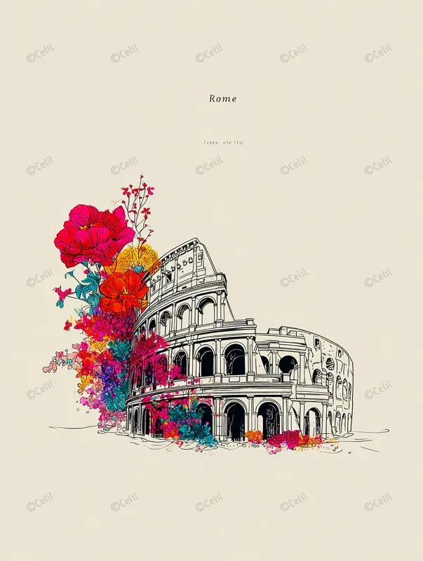 Minimalist Line Art City Art Posters Midjourney Prompt | PromptBase