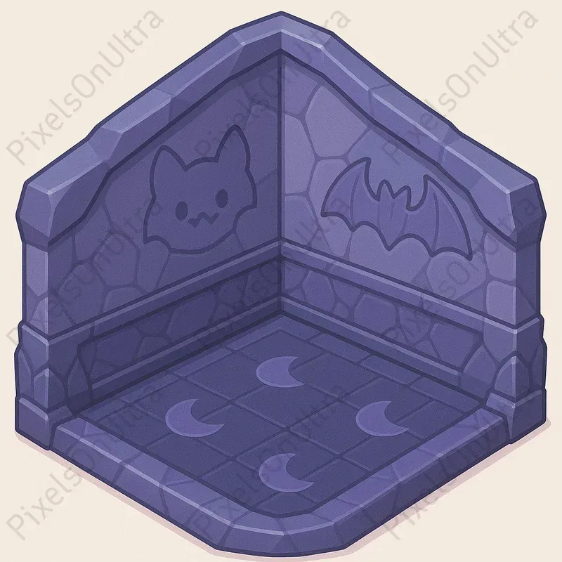 Angled Game Chibi Animal Room Layouts ChatGPT Image Prompt | PromptBase