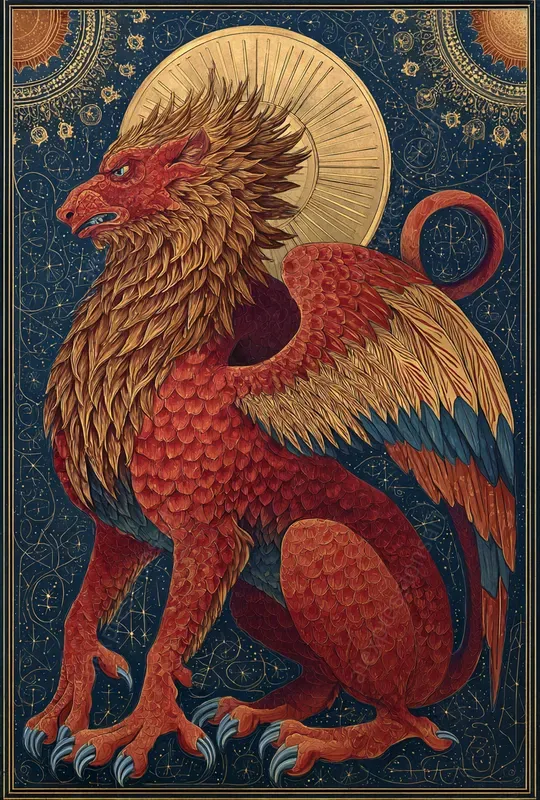 Byzantine Creatures Iconography Midjourney Prompt | PromptBase