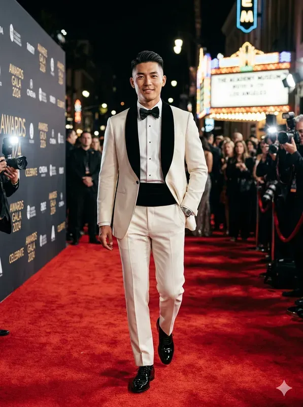 Hyperrealistic Red Carpet Models Gemini Image Prompt | PromptBase