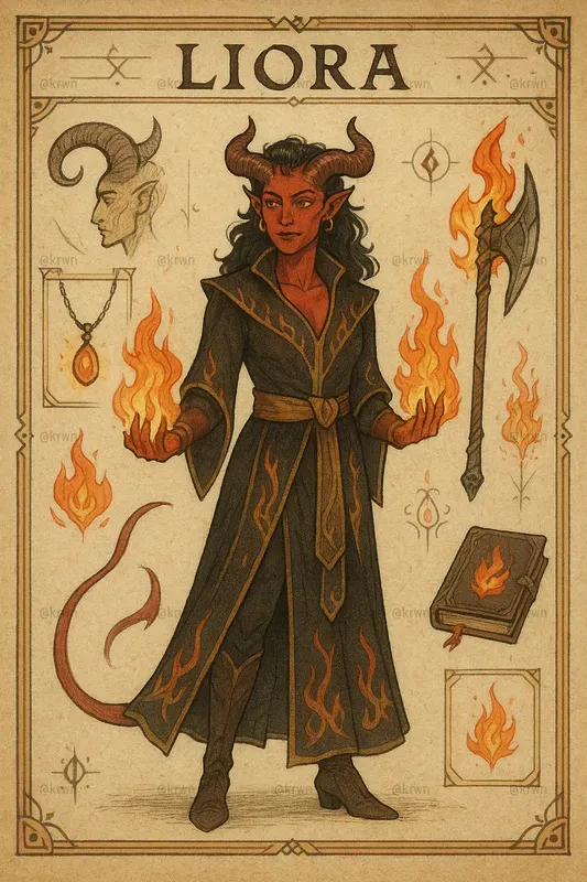 Fantasy Ttrpg Character Sheets ChatGPT Image Prompt | PromptBase