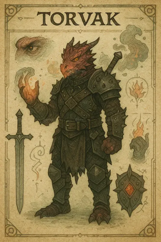 Fantasy Ttrpg Character Sheets ChatGPT Image Prompt | PromptBase