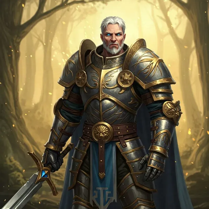 Fantasy Hero Portrait in Forest Light Imagen Prompt | PromptBase