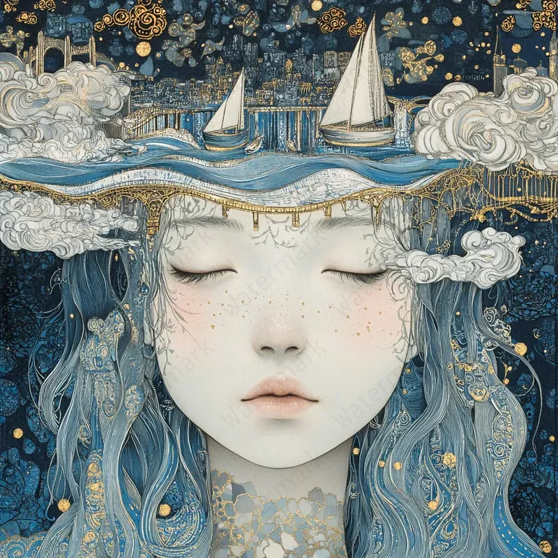 Harmonious Nature Portraits Midjourney Prompt | PromptBase