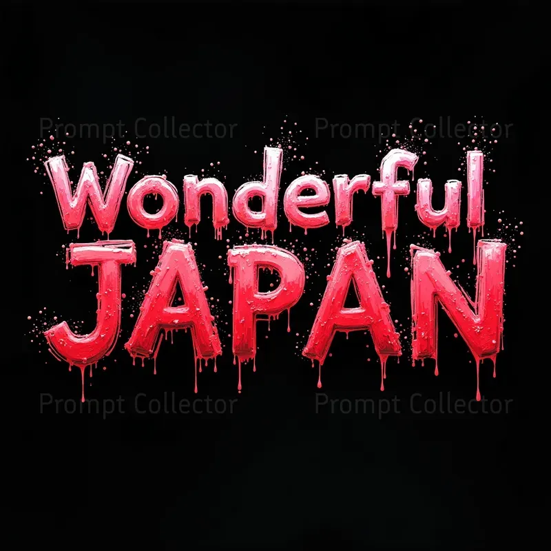 Paint Splash Typography Templates FLUX Prompt | PromptBase