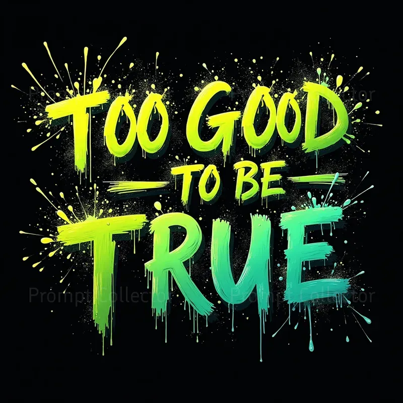 Paint Splash Typography Templates FLUX Prompt | PromptBase