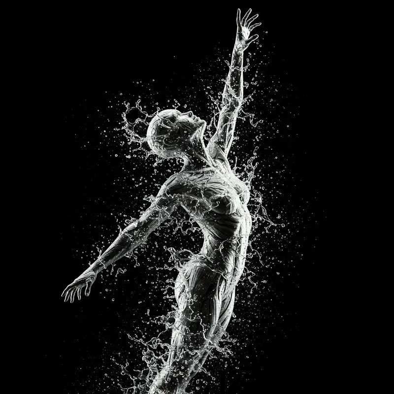 Water Transformation Art DALL·E Prompt | PromptBase