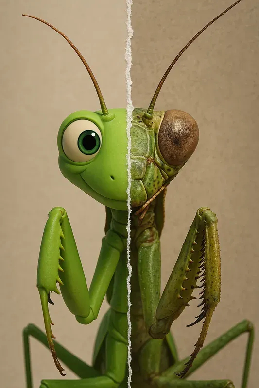 Real Vs Stylized Portraits ChatGPT Image Prompt | PromptBase