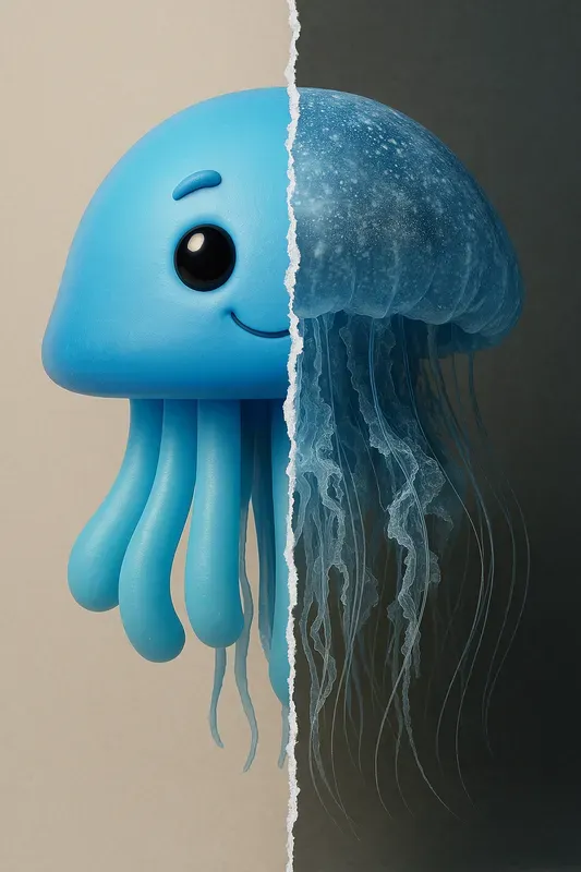 Real Vs Stylized Portraits ChatGPT Image Prompt | PromptBase