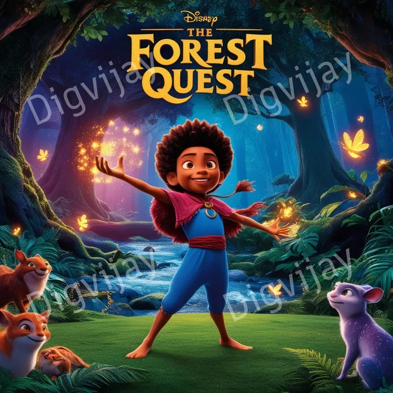 Disney Pixar Style Animated Movie Covers Leonardo Ai Prompt | PromptBase