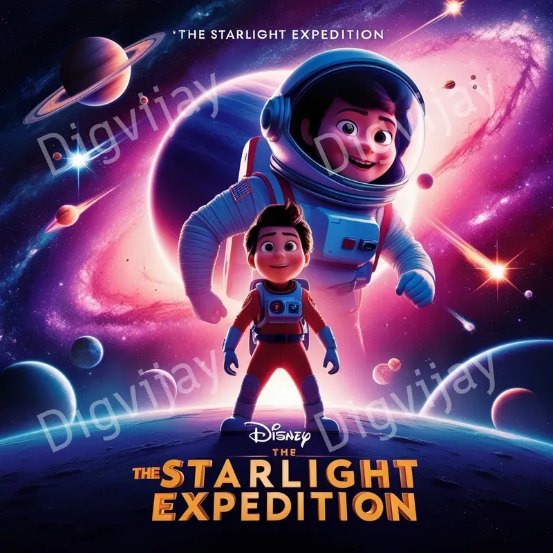 Disney Pixar Style Animated Movie Covers Leonardo Ai Prompt | PromptBase