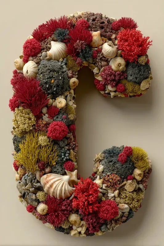 Letter Fonts With Custom Objects Midjourney Prompt | PromptBase