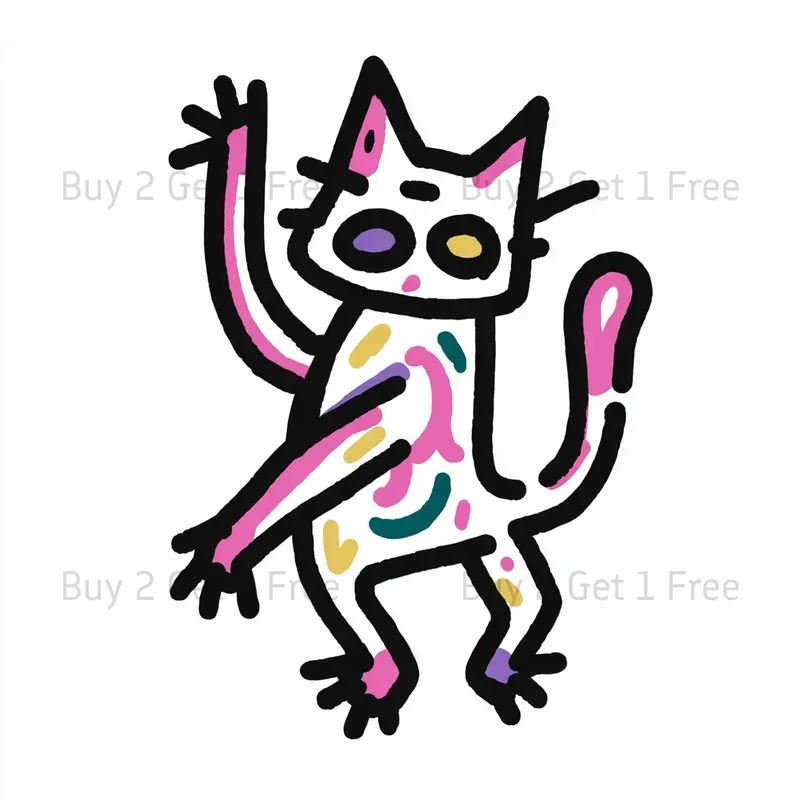 Doodle Cartoon Mascots Midjourney Prompt | PromptBase