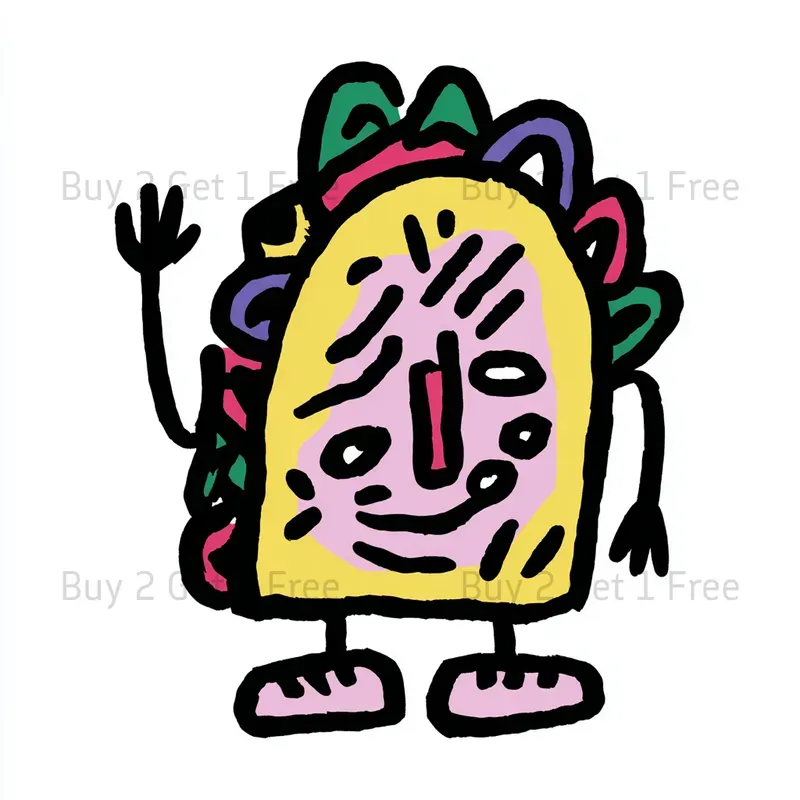 Doodle Cartoon Mascots Midjourney Prompt | PromptBase