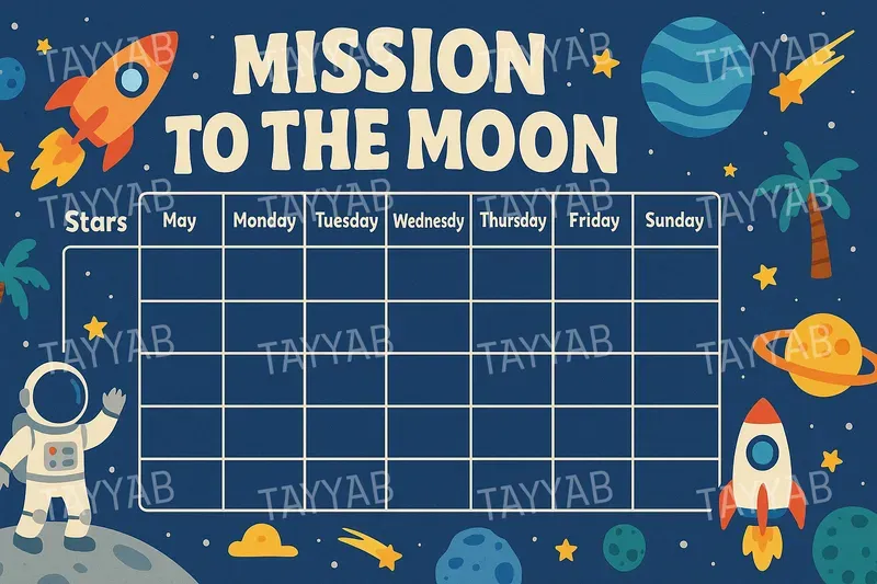 Whimsical Kids Reward Charts ChatGPT Image Prompt | PromptBase