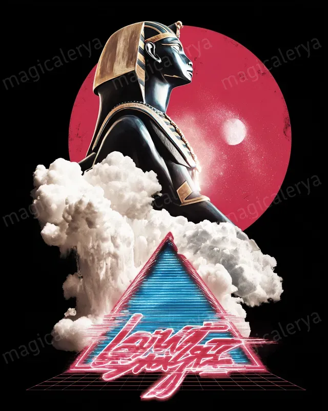 Synthwave Dream Collages Midjourney Prompt | PromptBase