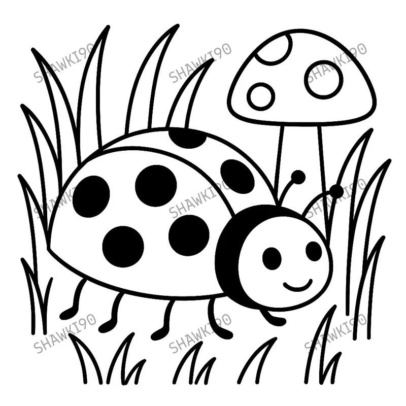 Insects Bugs Coloring Pages ChatGPT Image Prompt | PromptBase