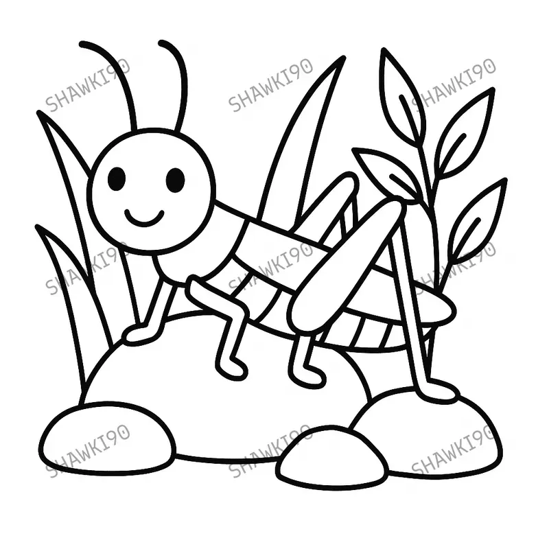 Insects Bugs Coloring Pages ChatGPT Image Prompt | PromptBase