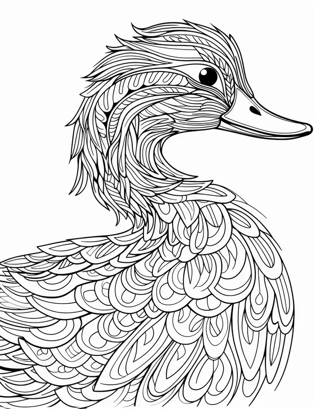 Zentangle Animals Coloring Pages Midjourney Prompt | PromptBase