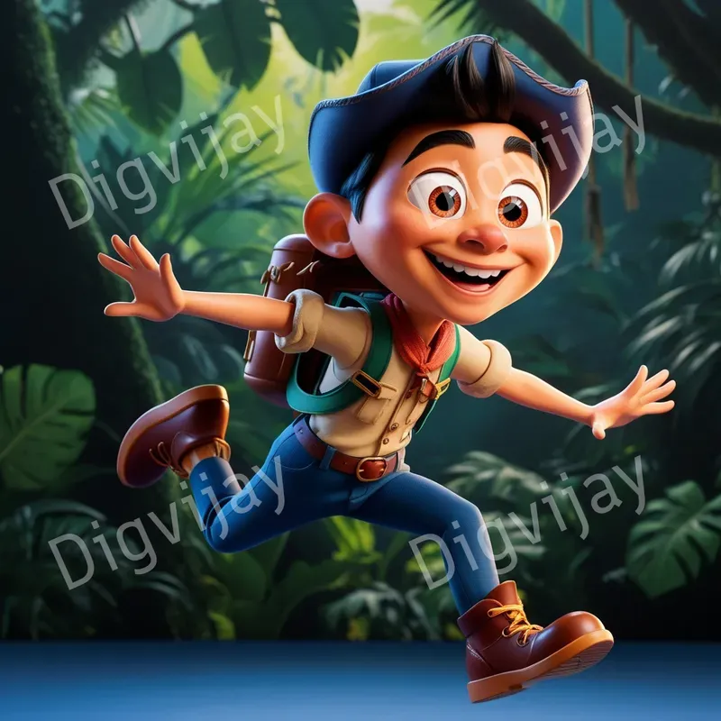 Disney Pixar Inspired Animated Models Leonardo Ai Prompt | PromptBase