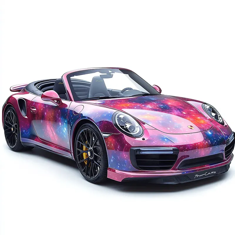 Cosmic Sports Car Symbols Midjourney Prompt | PromptBase