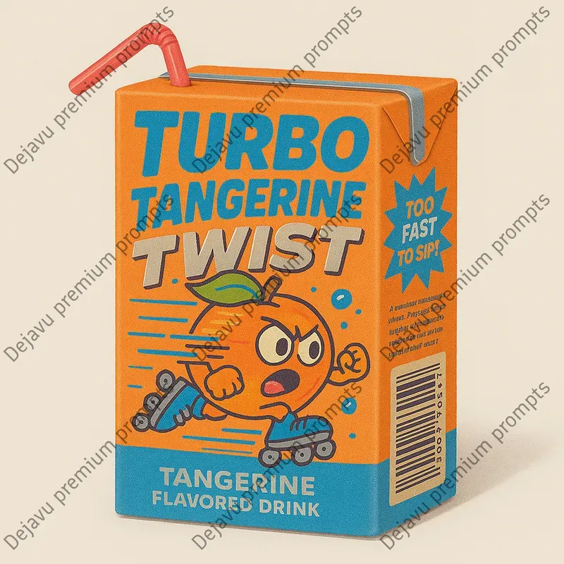 Fictional 90s Juice Boxes ChatGPT Image Prompt | PromptBase