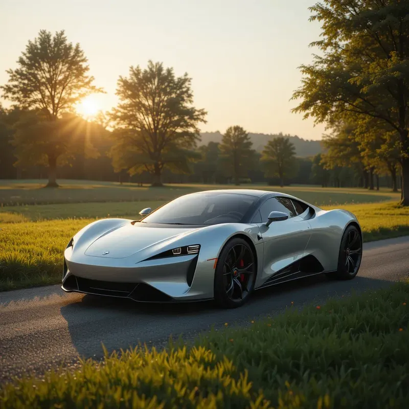 Realistic Car Renders In Stunning Scenes Midjourney Prompt | PromptBase