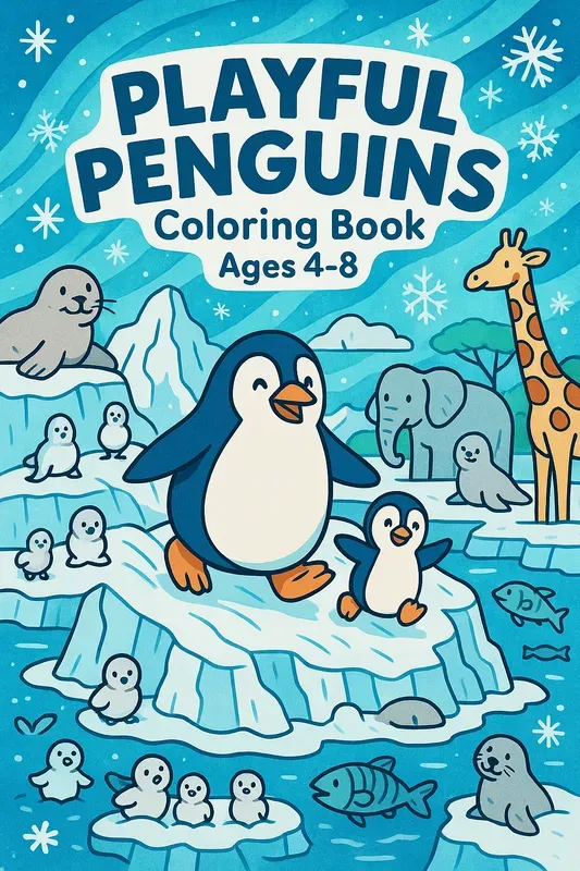 Amazon Kdp Coloring Book Cover For Kids ChatGPT Image Prompt | PromptBase