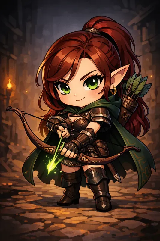 Chibi Fantasy DnD Characters Cartoon Art ChatGPT Image Prompt | PromptBase