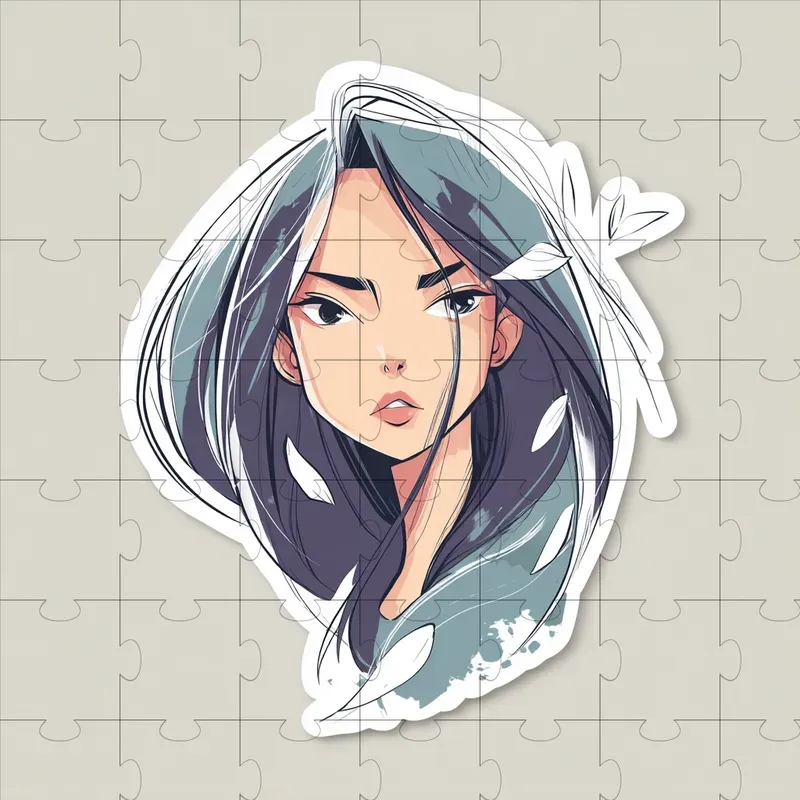 Anime Sticker Portraits Midjourney Prompt | PromptBase