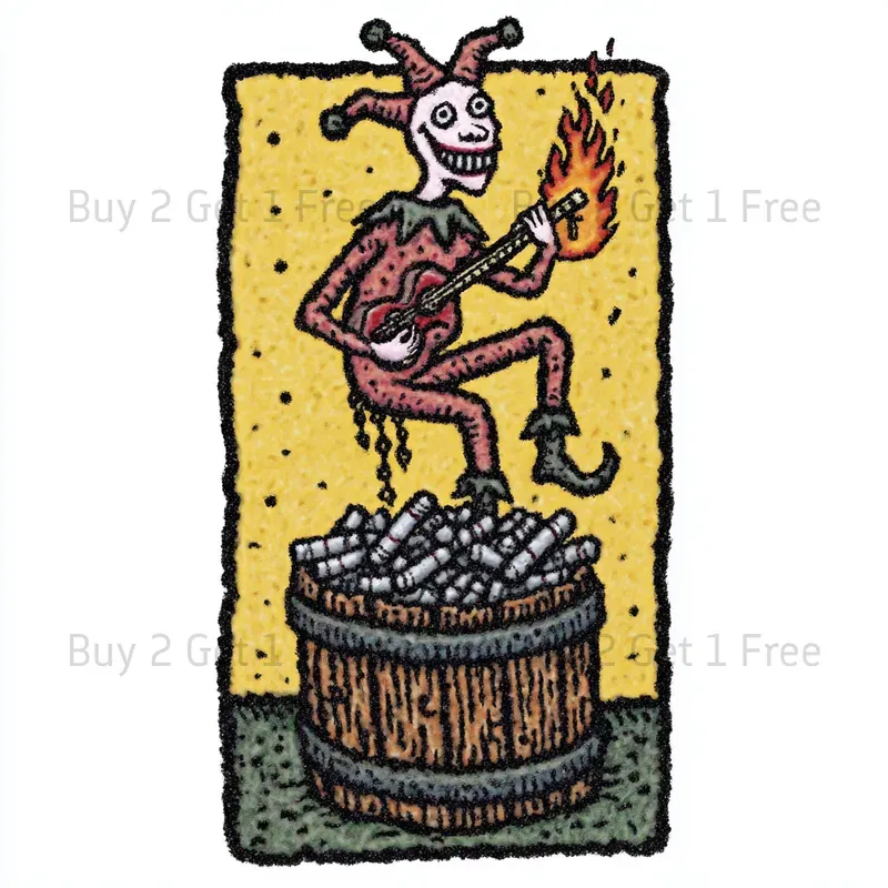 Medieval Dark Humor Cliparts Midjourney Prompt | PromptBase