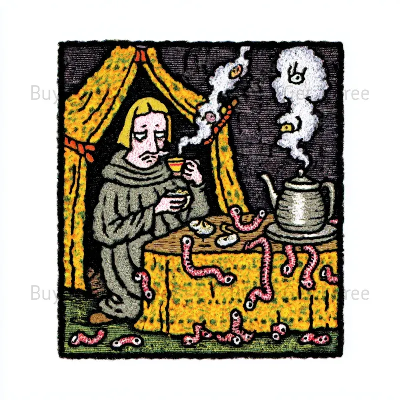 Medieval Dark Humor Cliparts Midjourney Prompt | PromptBase