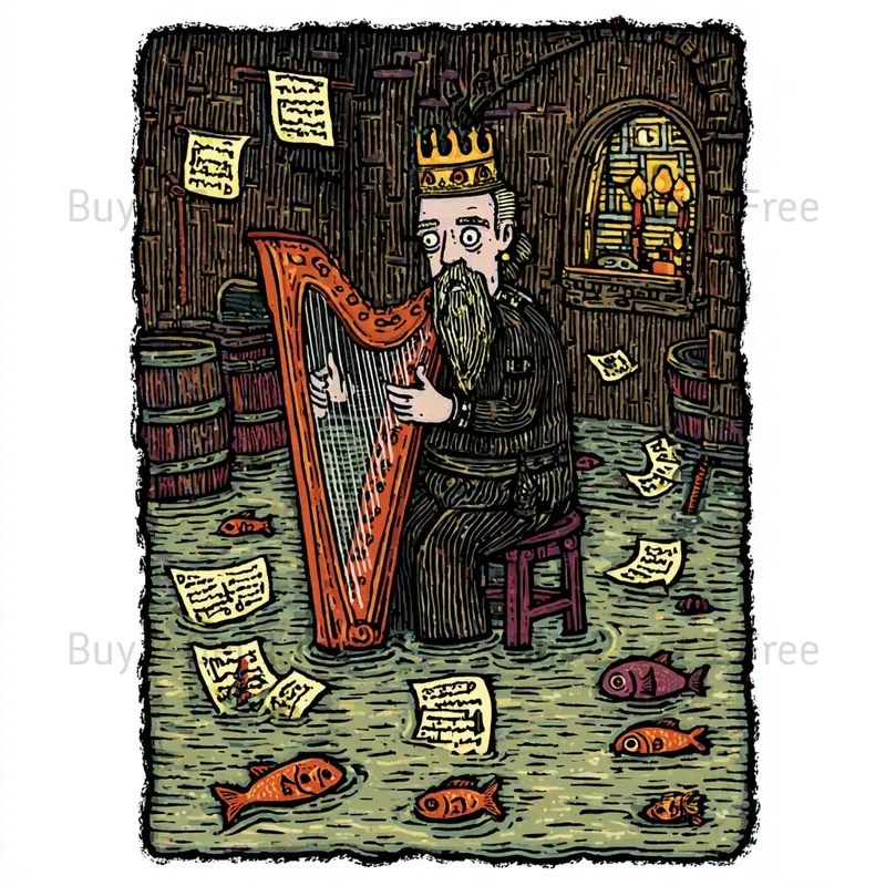 Medieval Dark Humor Cliparts Midjourney Prompt | PromptBase